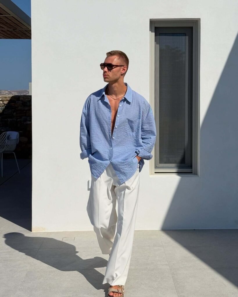 Greece Travel Outfits for Men: All Seasons Style Guide